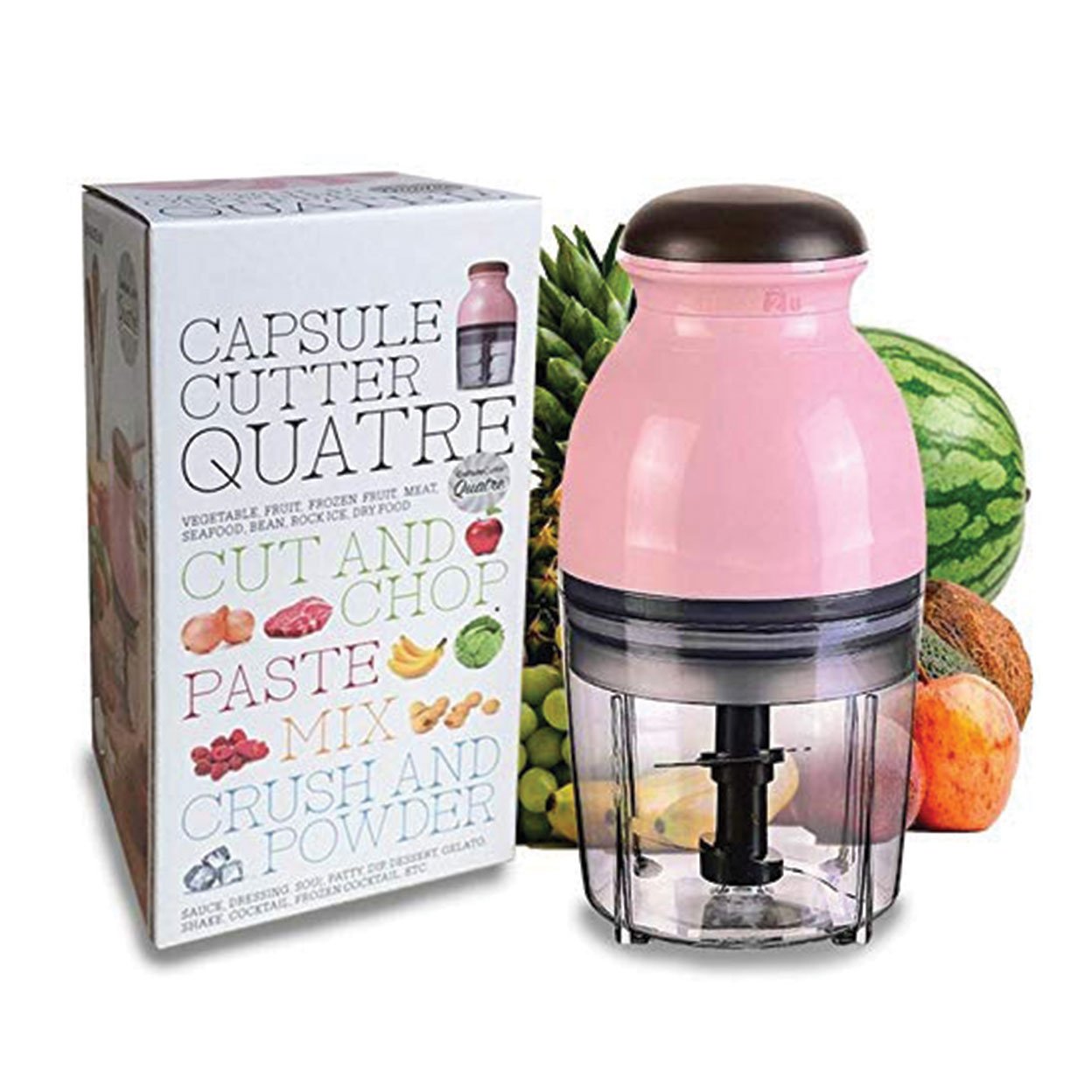 Mini Blender Food Preparation Capsule Cutter Quatre, Food Processor ...