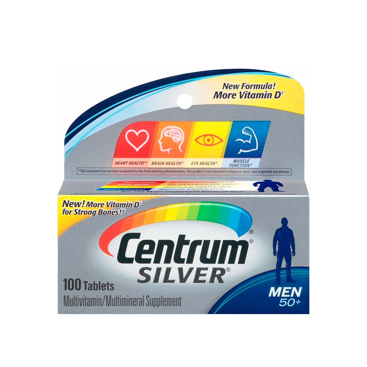 Centrum® Silver® 100-Count Men 50+ Multivitamin/Multimineral Supplement ...